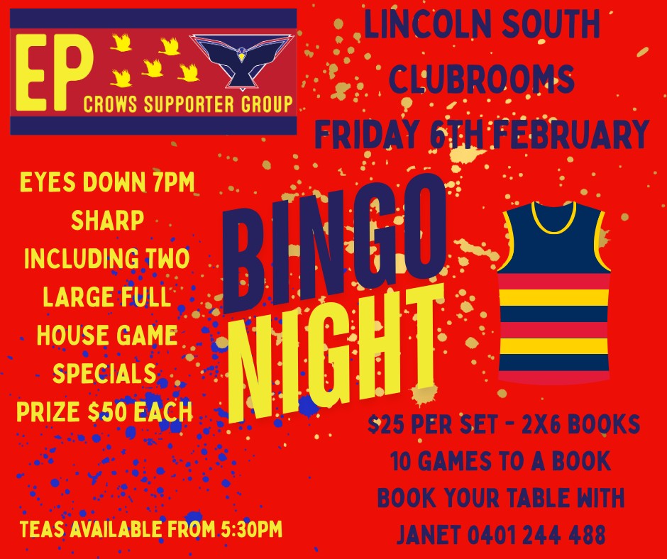 EP Crows Bingo Night - Magic 89.9